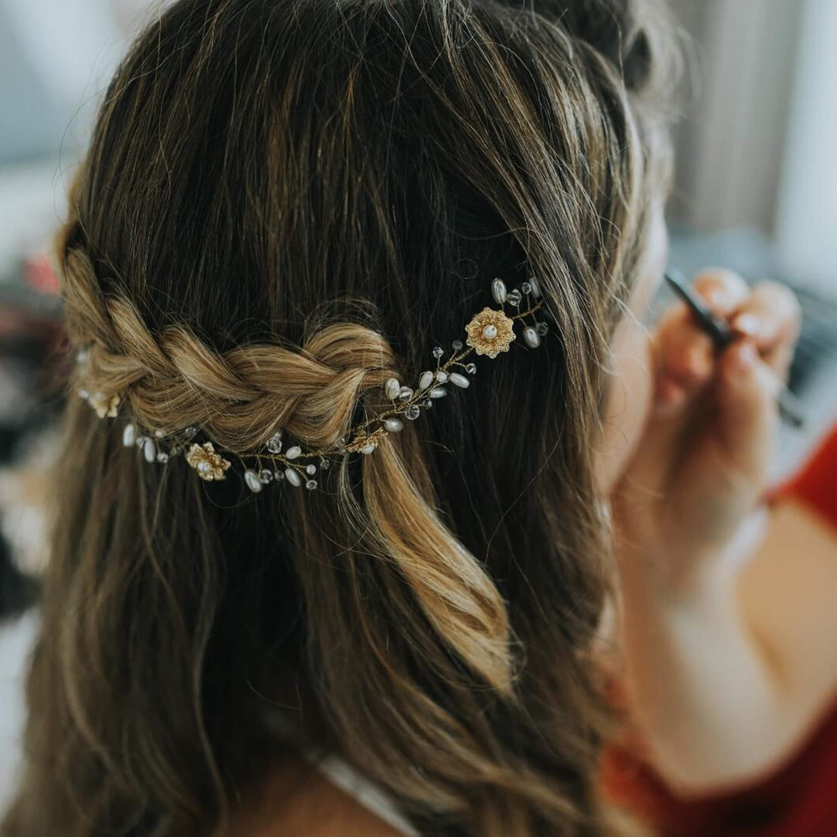 Lihini Wreath - Glamorous perfect for any hairstyle | The Lady Bride